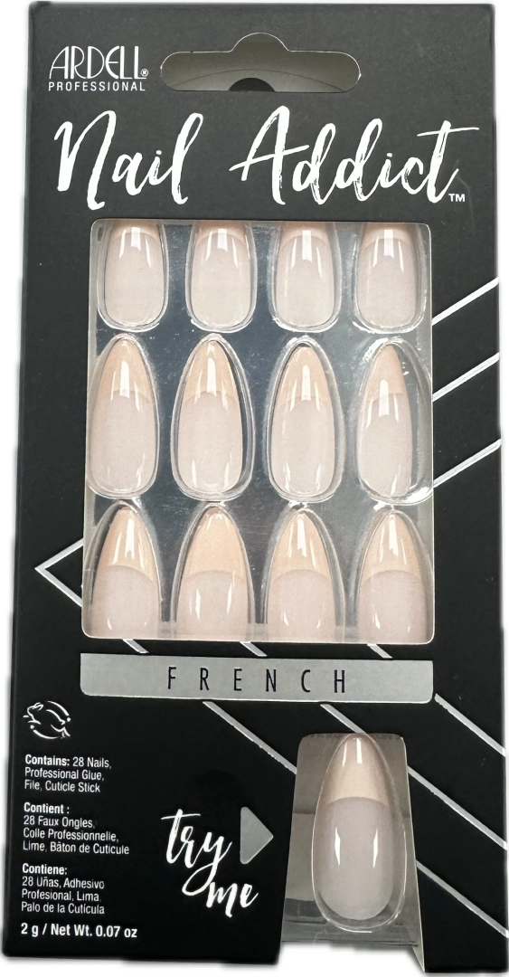 Ardell Nail Addict Artificial Nail Set Nude French – Danbury Beauty